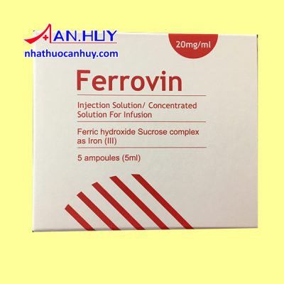 Thuốc Ferrovin 20mg/ml – Nhà Thuốc An Huy